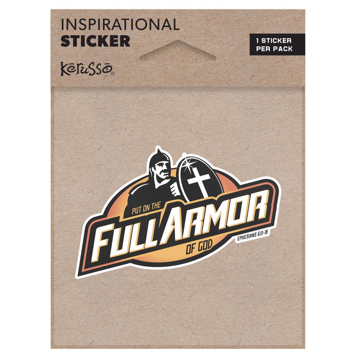 Full Armor Sticker | Bella Grace Gift & Vinyl Boutique